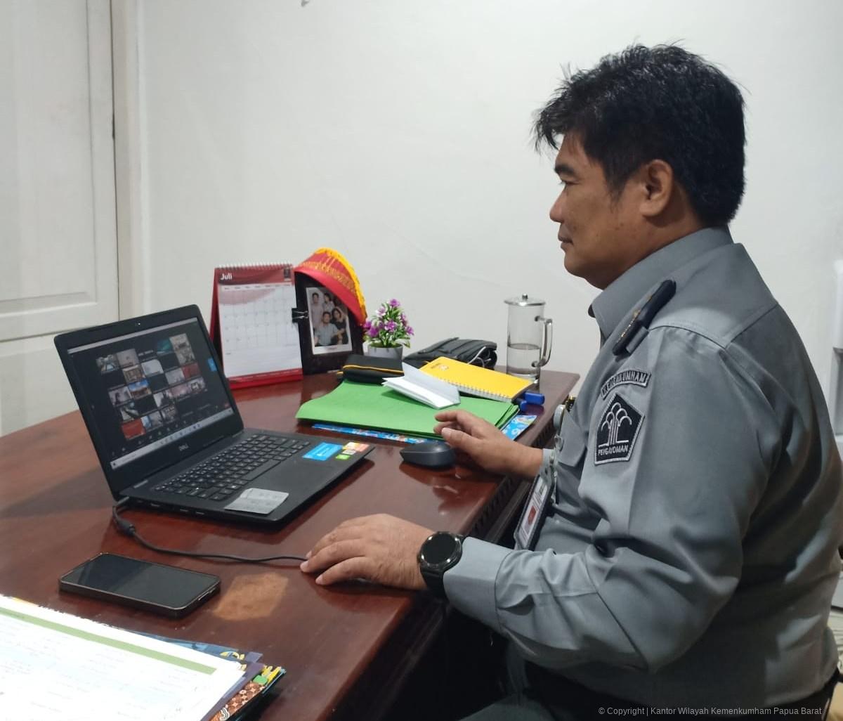 MONEV IKPA SEMESTER I TAHUN 2024, KANWIL KEMENKUMHAM PABAR CAPAI 43,10 PERSEN REALISASI ANGGARAN